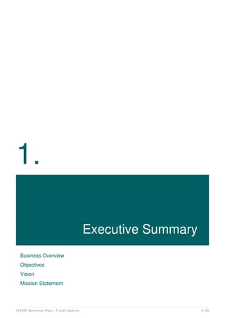 Travel agency business plan example | PDF