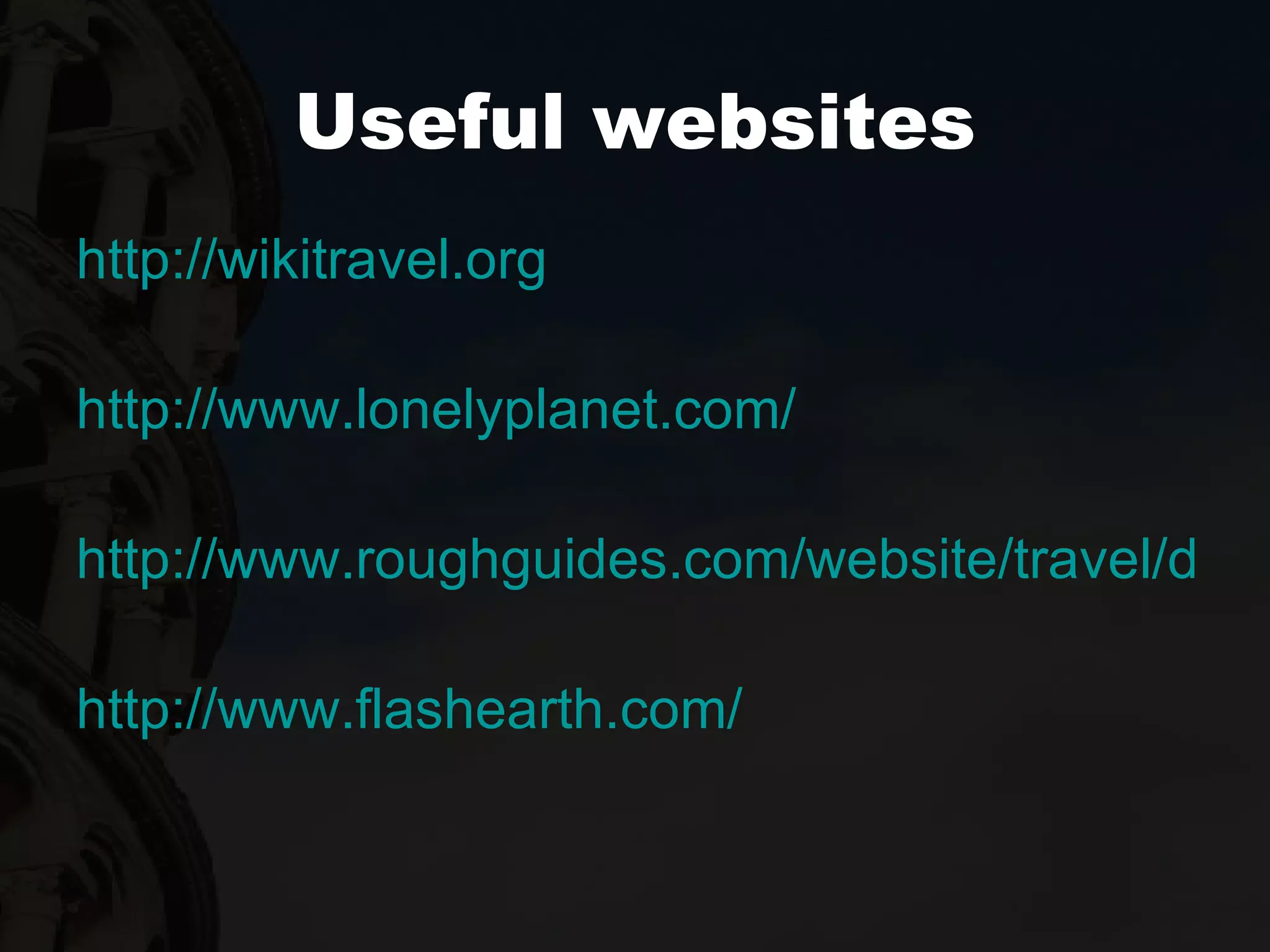 Travel Destination Introduction | PPT
