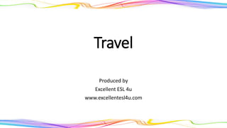 ESL travel flashcards | PDF