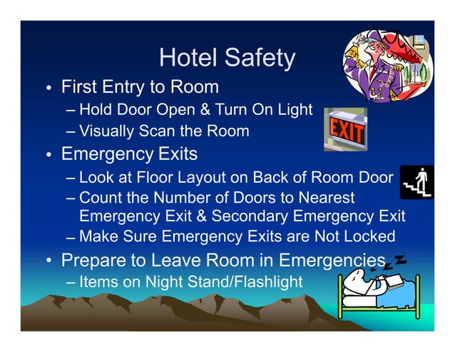Travel safety | PPTX | Travel Preparation and Advice | Travel