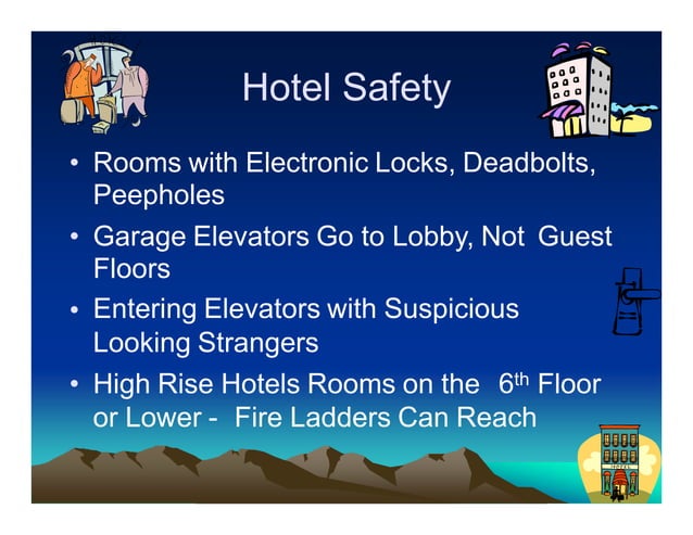 Travel safety | PPTX | Travel Preparation and Advice | Travel