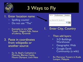 Travel the World in Your Classroom with Google Earth | PPT