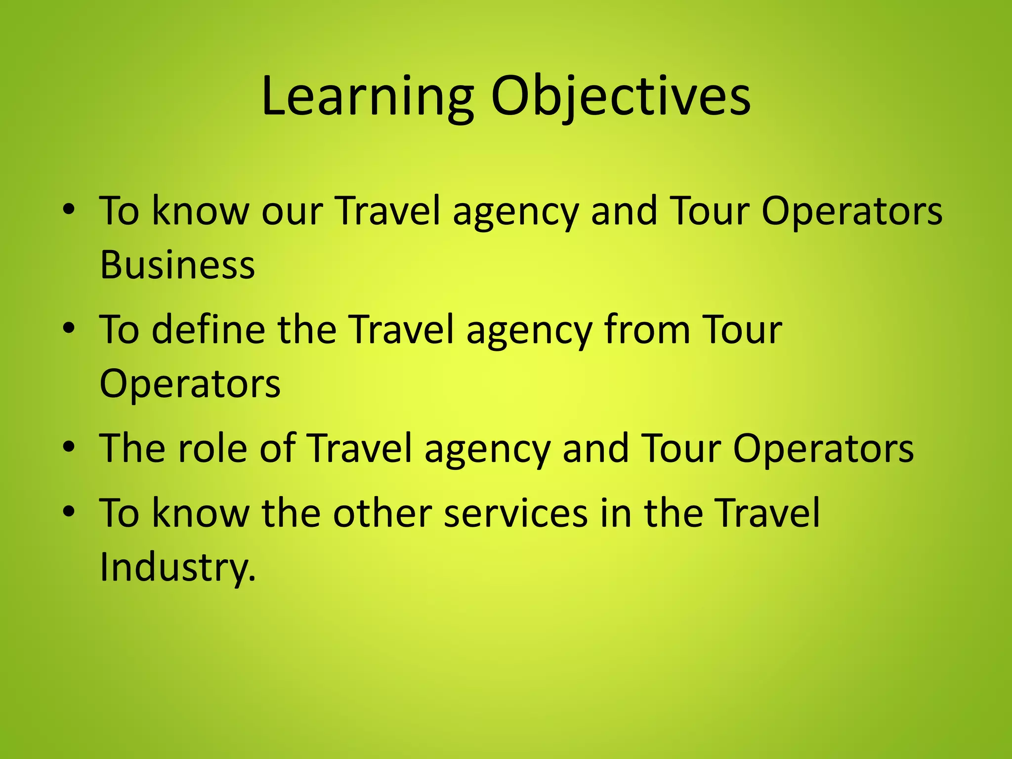 Travel Agency Management | PPTX