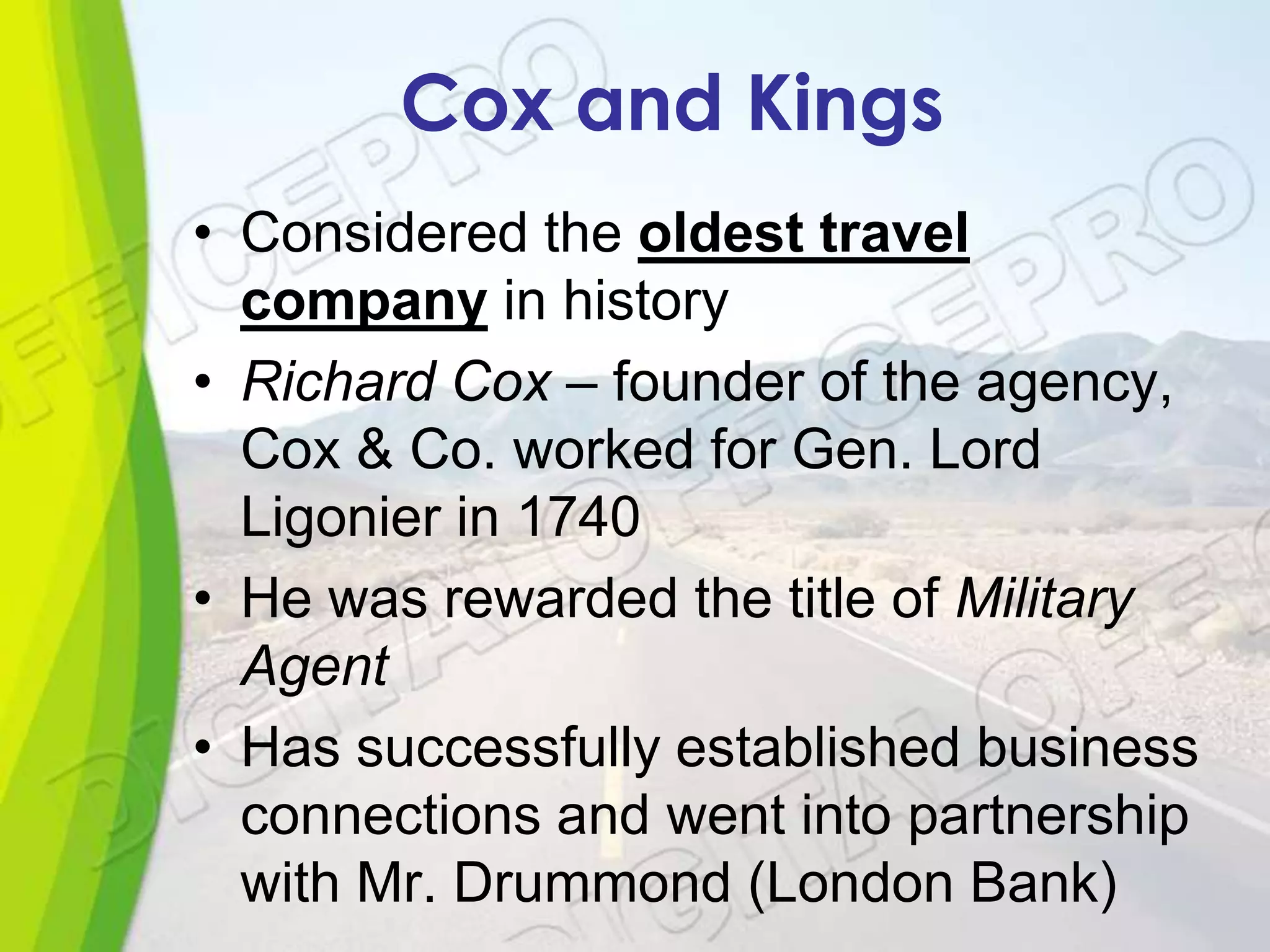 Travel agency and tour operations | PPTX