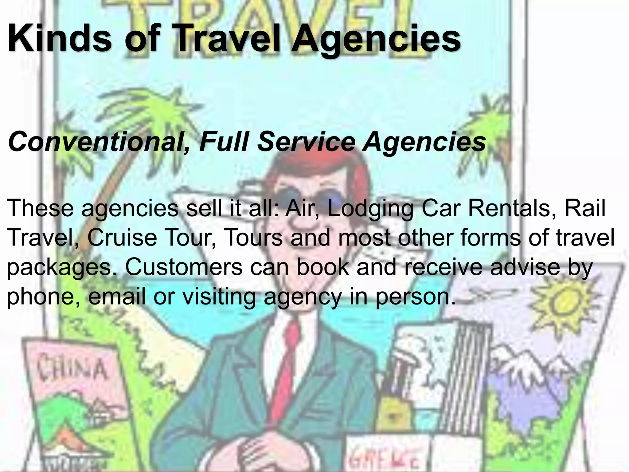 Travel agency and tour operations lecture | PPTX