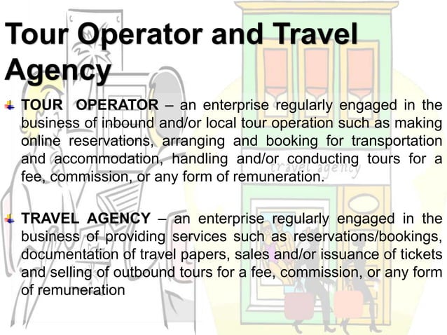 Travel agency and tour operations lecture | PPTX | Business Travel ...