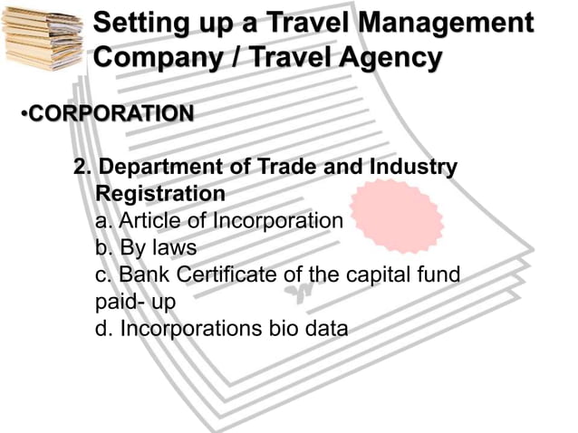 Travel agency and tour operations lecture | PPTX | Business Travel ...