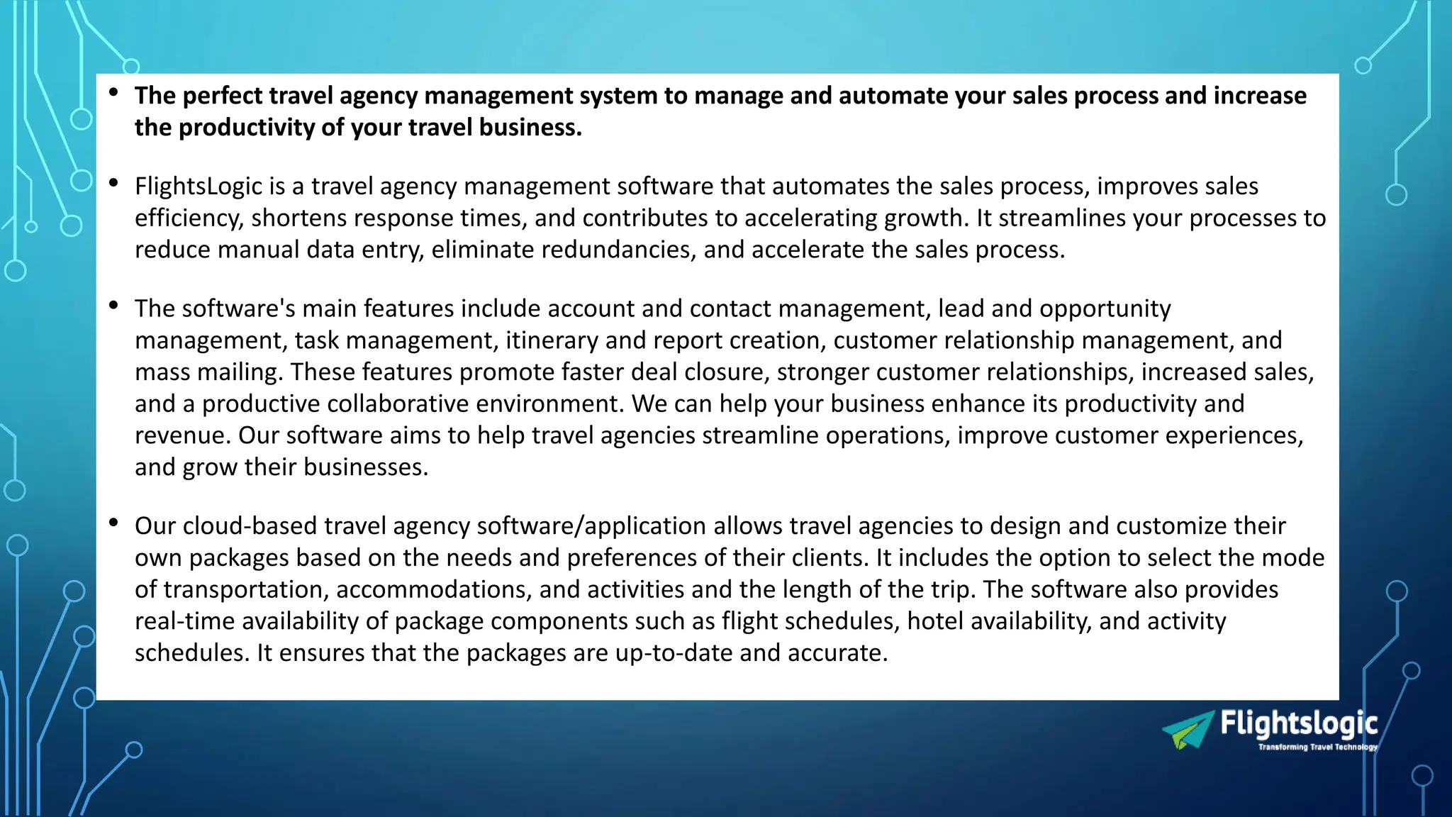 Travel Agency Management System | OTA Software | PDF