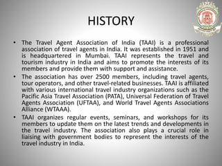 Travel Agent Association of India. | PPTX