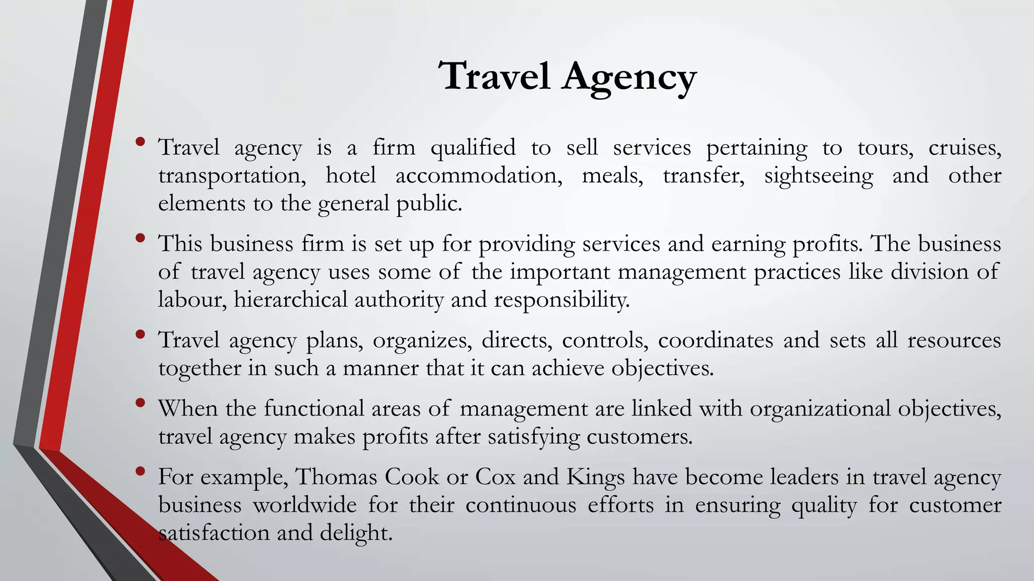 Travel agents and tour operators | PPTX