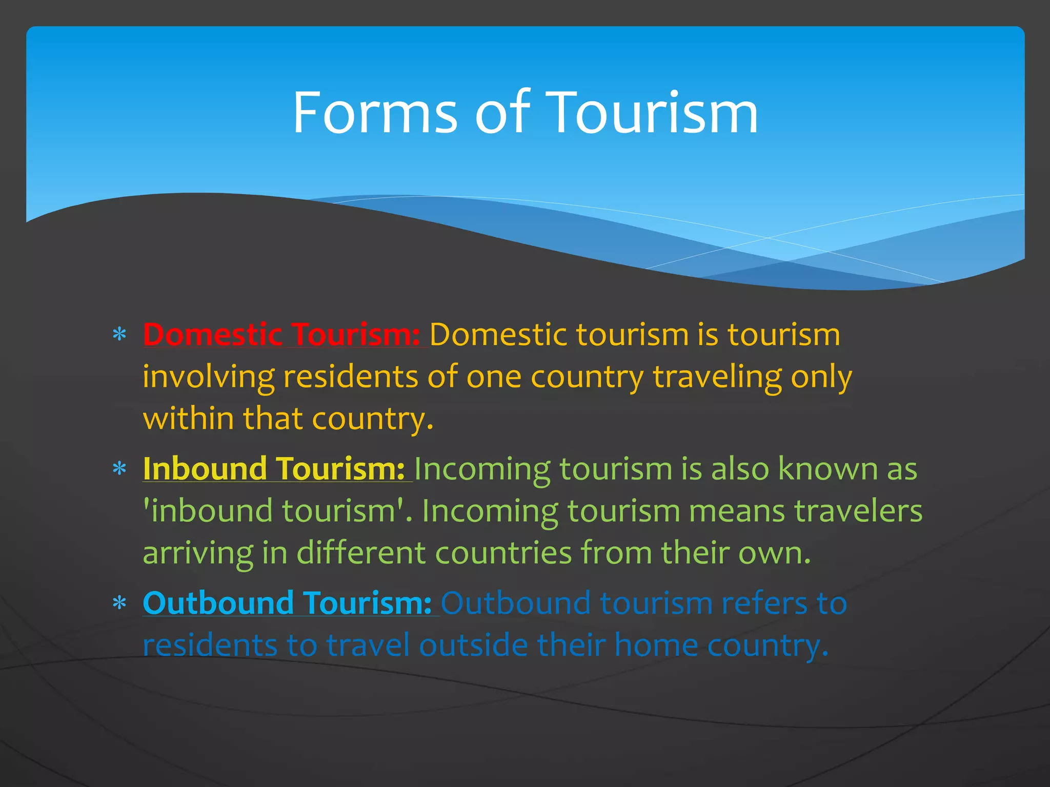 Travel and tourism | PPTX