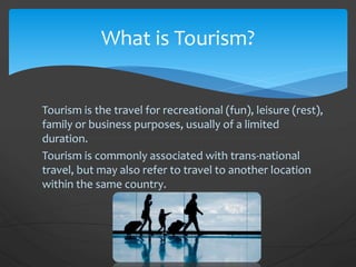 Travel and tourism | PPTX
