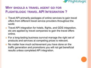 Travel api integration | PPTX