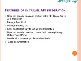 Travel api integration | PPTX
