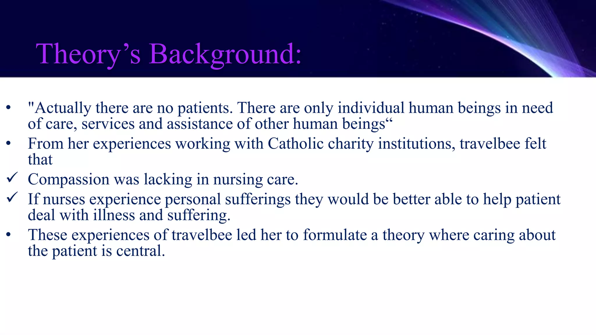 Travelbee's person to person relationship theory | PPTX