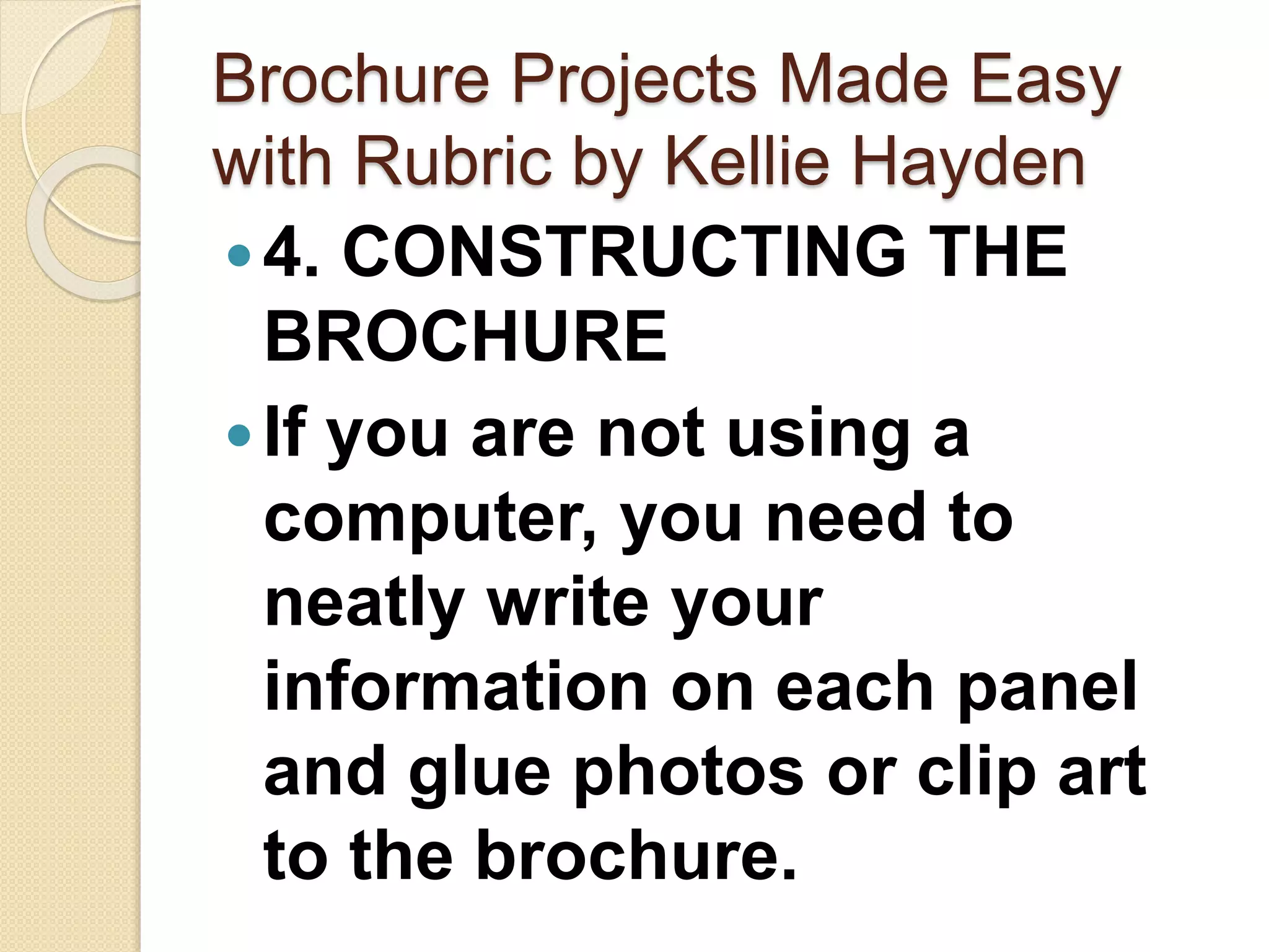 Travel brochure grade 8 | PPTX