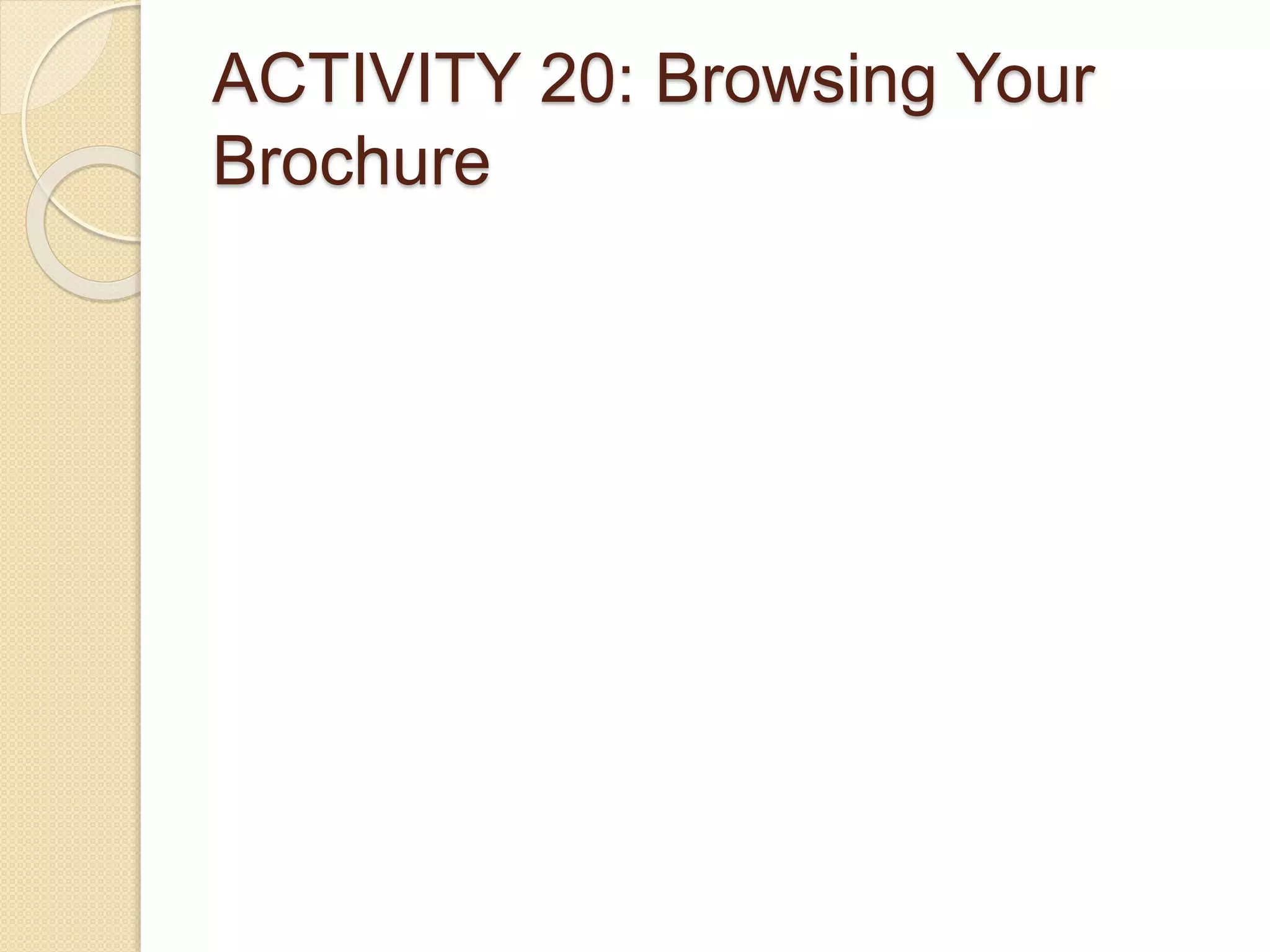 Travel brochure grade 8 | PPTX
