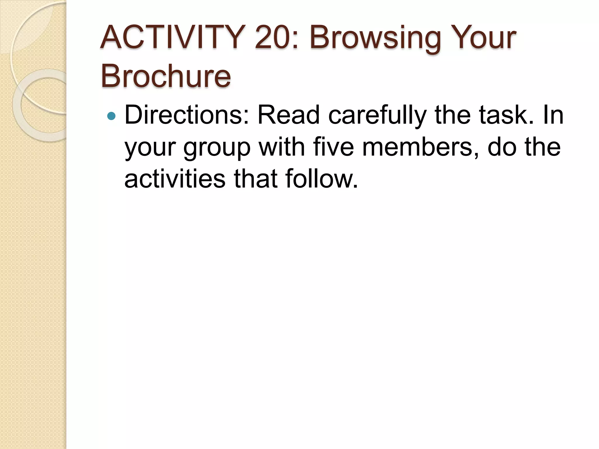 Travel brochure grade 8 | PPTX