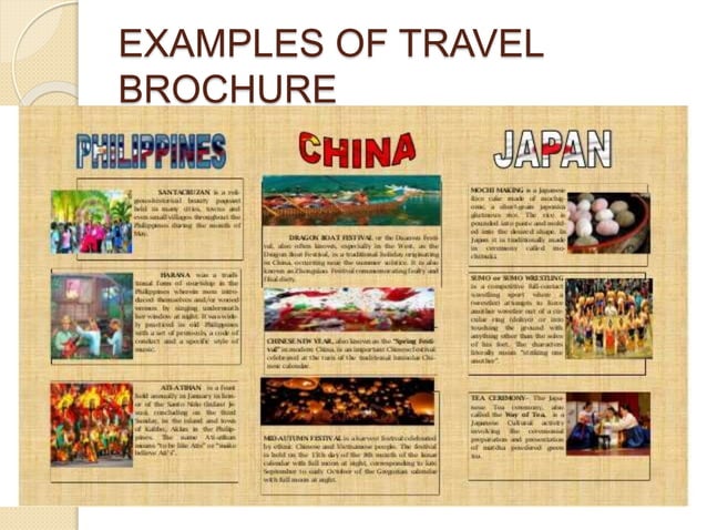 Travel brochure grade 8 | PPTX