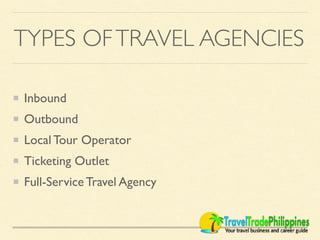 Travel Business 101: Introduction to Understanding Travel Agency ...