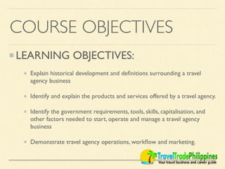 Travel Business 101: Introduction to Understanding Travel Agency ...