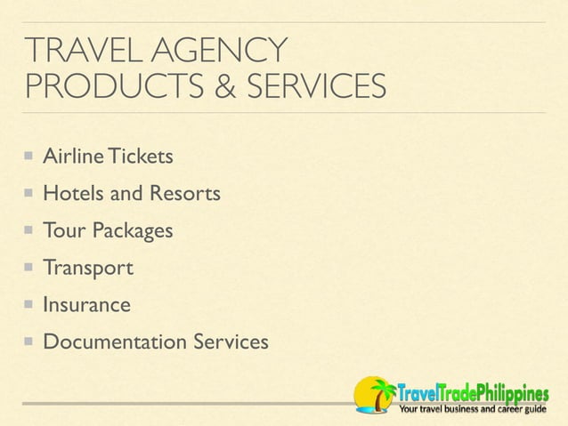 Travel Business 101: Introduction to Understanding Travel Agency ...