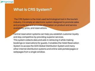 Travel CRS System | PPT