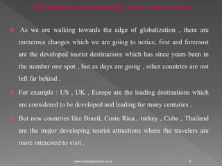 Tourism Tourist Destination | PPTX