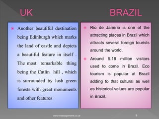 Tourism Tourist Destination | PPTX