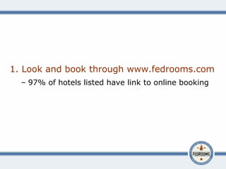 FedRooms Traveler Overview | PPT