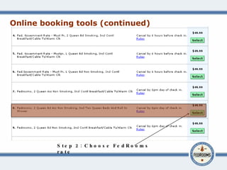 FedRooms Traveler Overview | PPT
