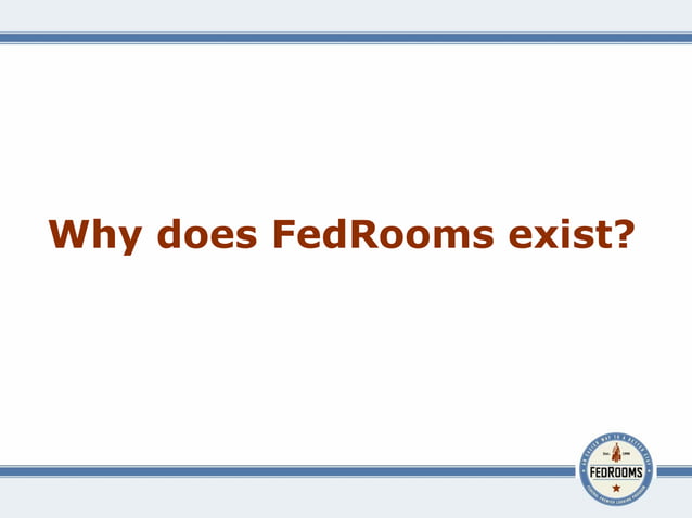 FedRooms Traveler Overview | PPT