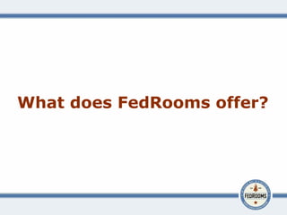 FedRooms Traveler Overview | PPT