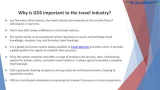 Travel GDS Software.pptx | Operating Systems | Computer Software and ...