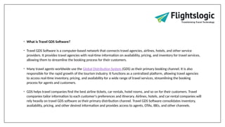 Travel GDS Software | GDS System | OTA Booking Engine | PPTX