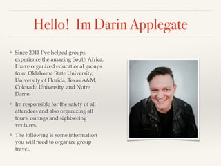 Travel & Safety Guide to Cape Town South Africa | PPT