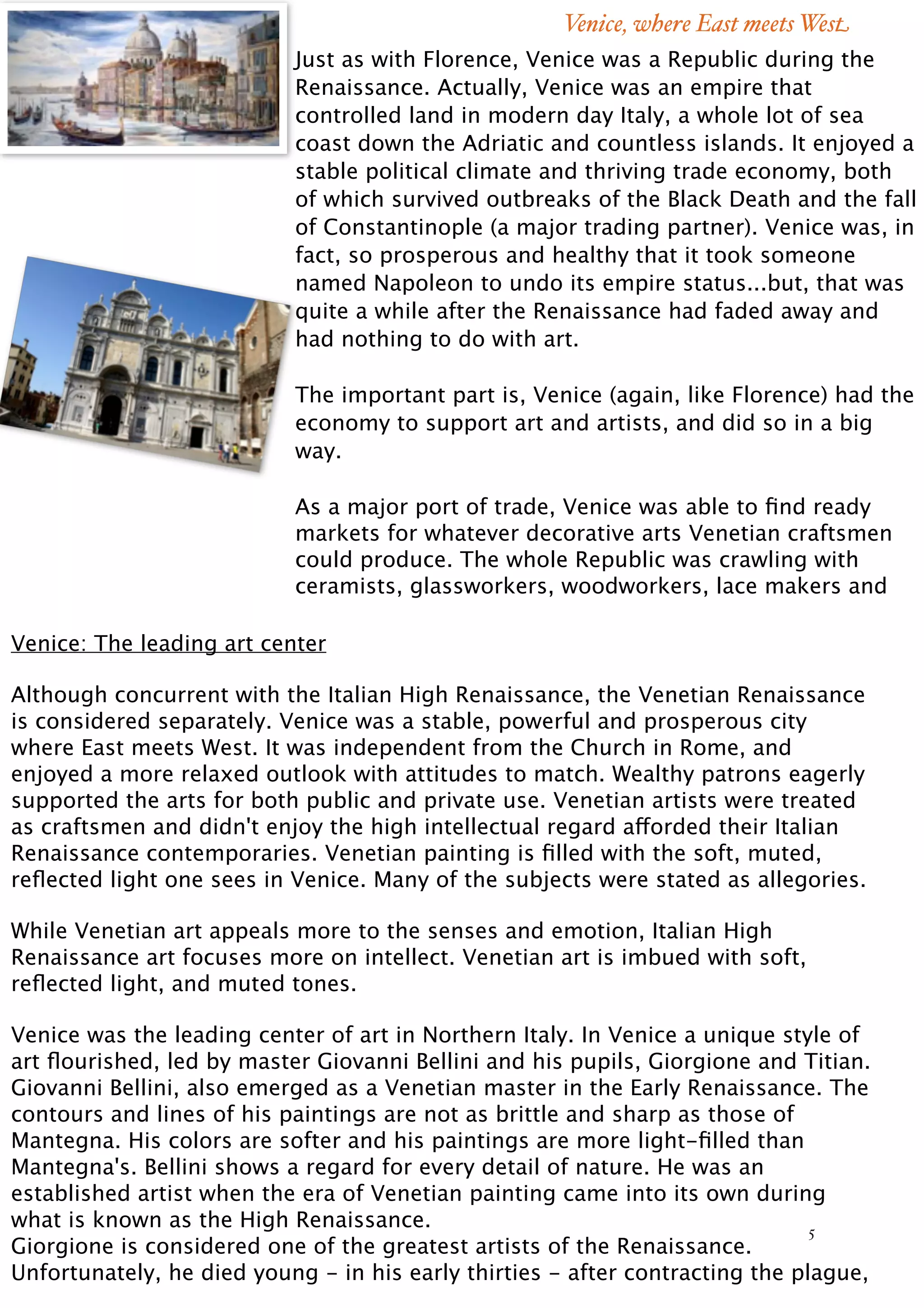 Travel Guide To Renaissance Italy | PAGES