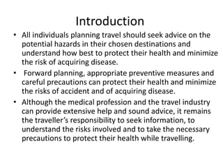 Travel health | PPSX