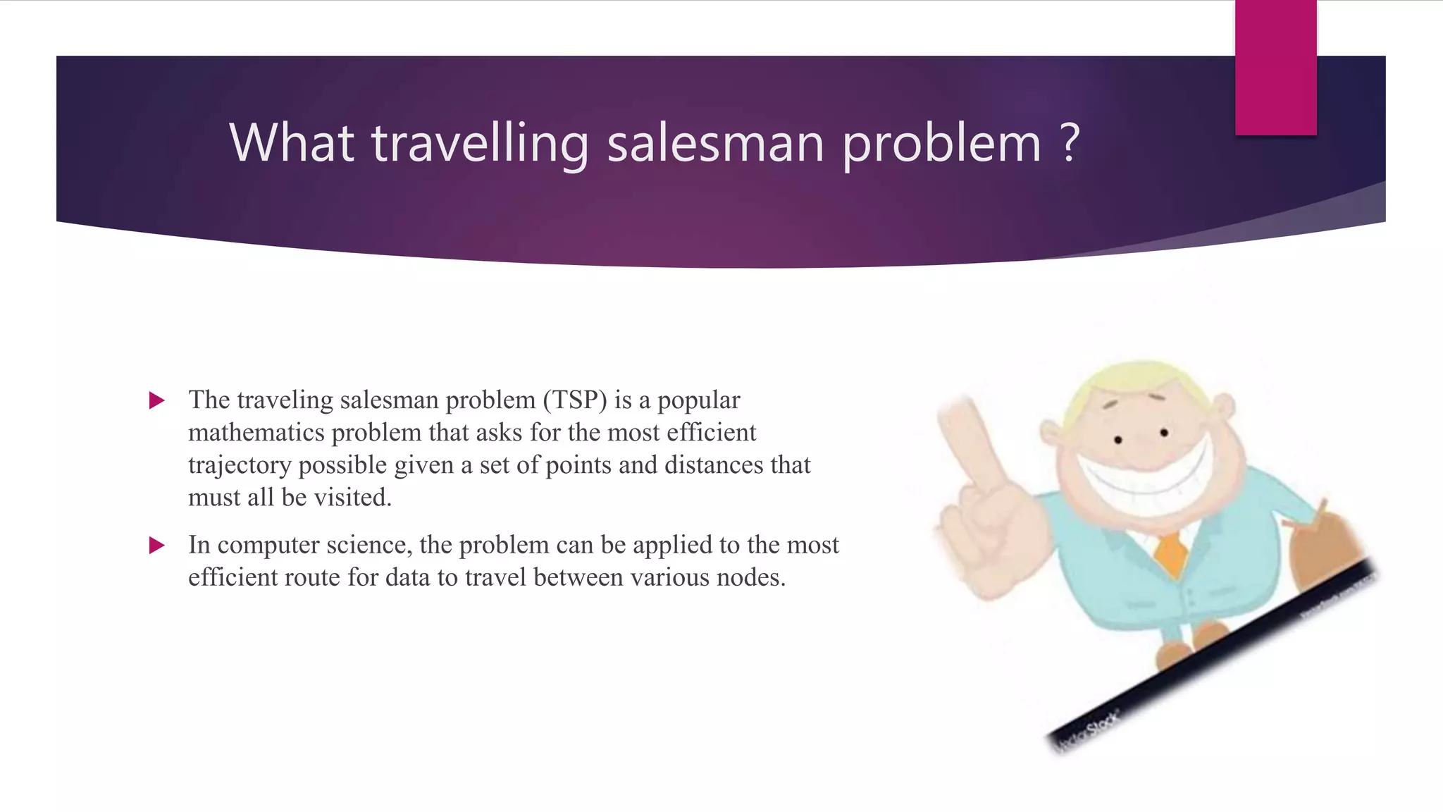 Traveling salesman problem | PPT