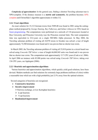 Traveling salesman problem | DOC