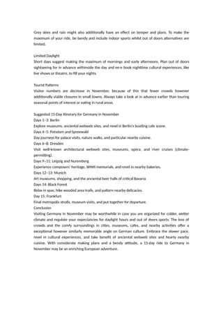 Traveling to Germany in November：What You Need to Know.docx