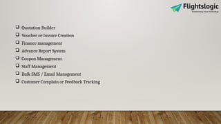 Travel Inventory Management | Hotel Inventory Management System | PPTX