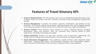 Travel Itinerary API, Travel Itinerary API | PPT