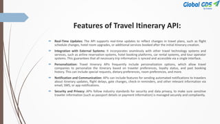 Travel Itinerary API, Travel Itinerary API | PPT