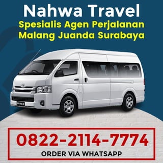 Travel Kalipare Malang Surabaya Juanda.PDF