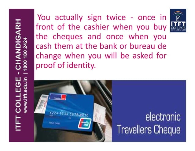 ITFT-Traveller Cheques | PDF | Credit Cards | Personal Debt