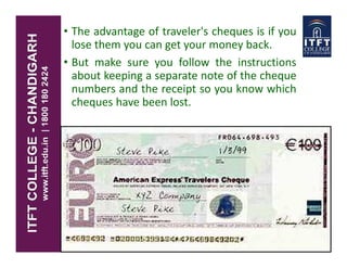 ITFT-Traveller Cheques | PDF