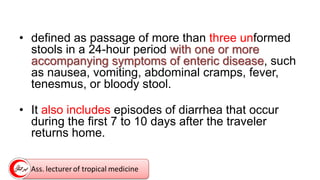 Travellers diarrhea | PDF