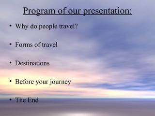 Travelling | PPT