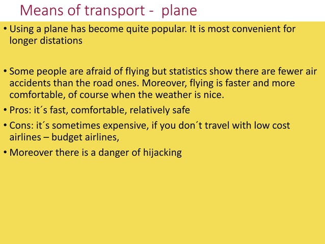 Travelling.ppt | Air Travel | Travel Type
